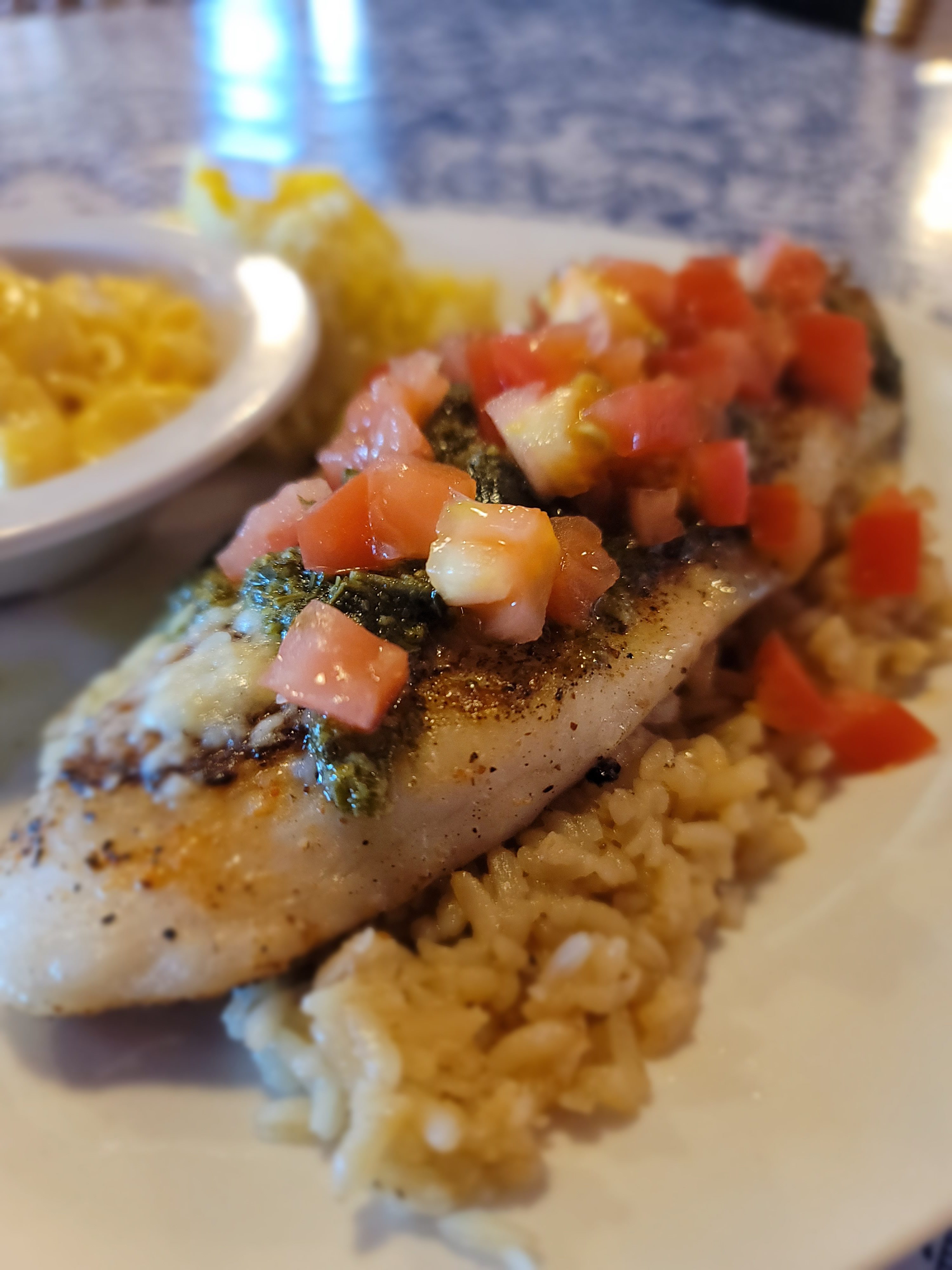 Parmesan and Pesto Grilled Fish - High Cotton Kitchen