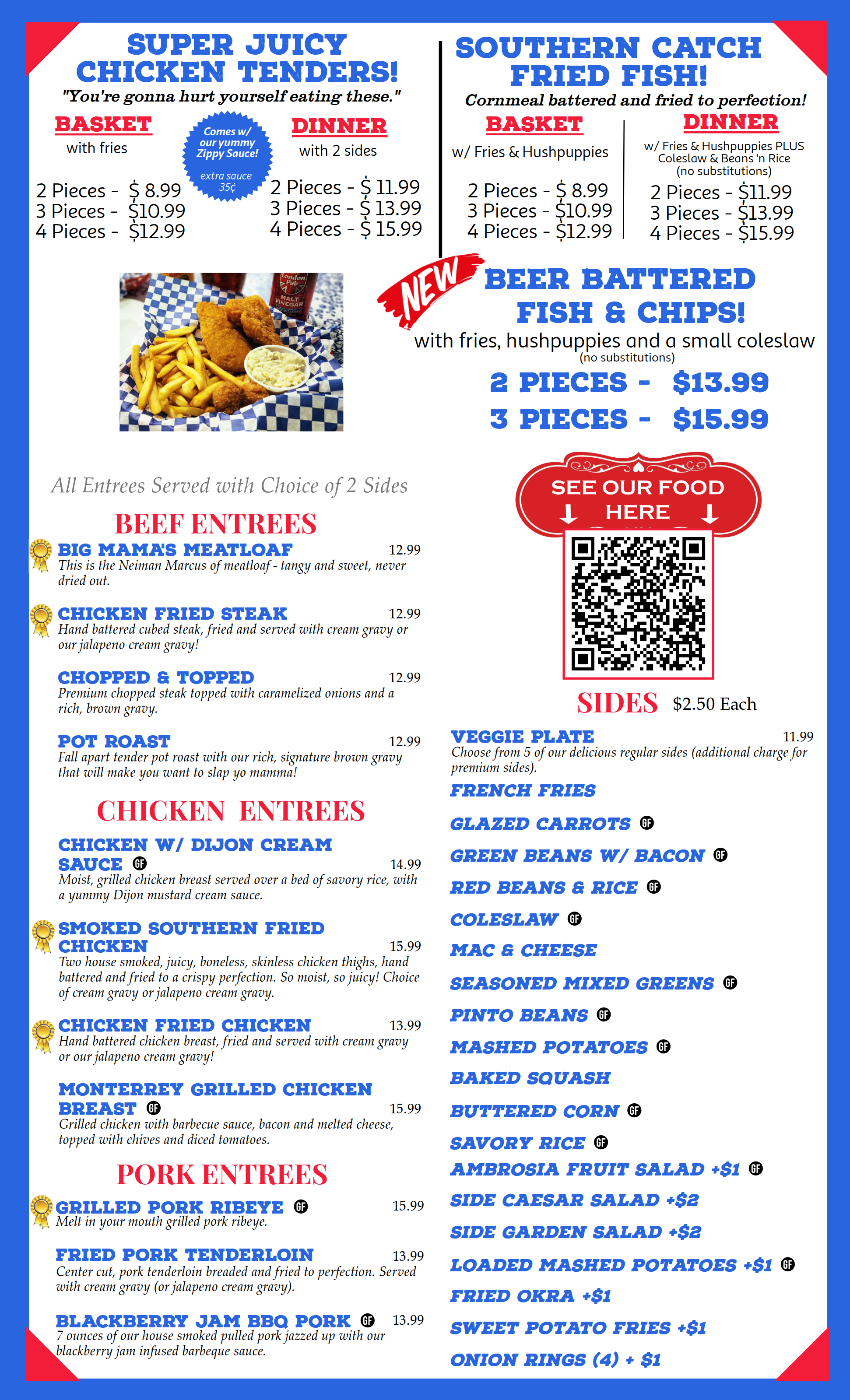 Menus - High Cotton Kitchen